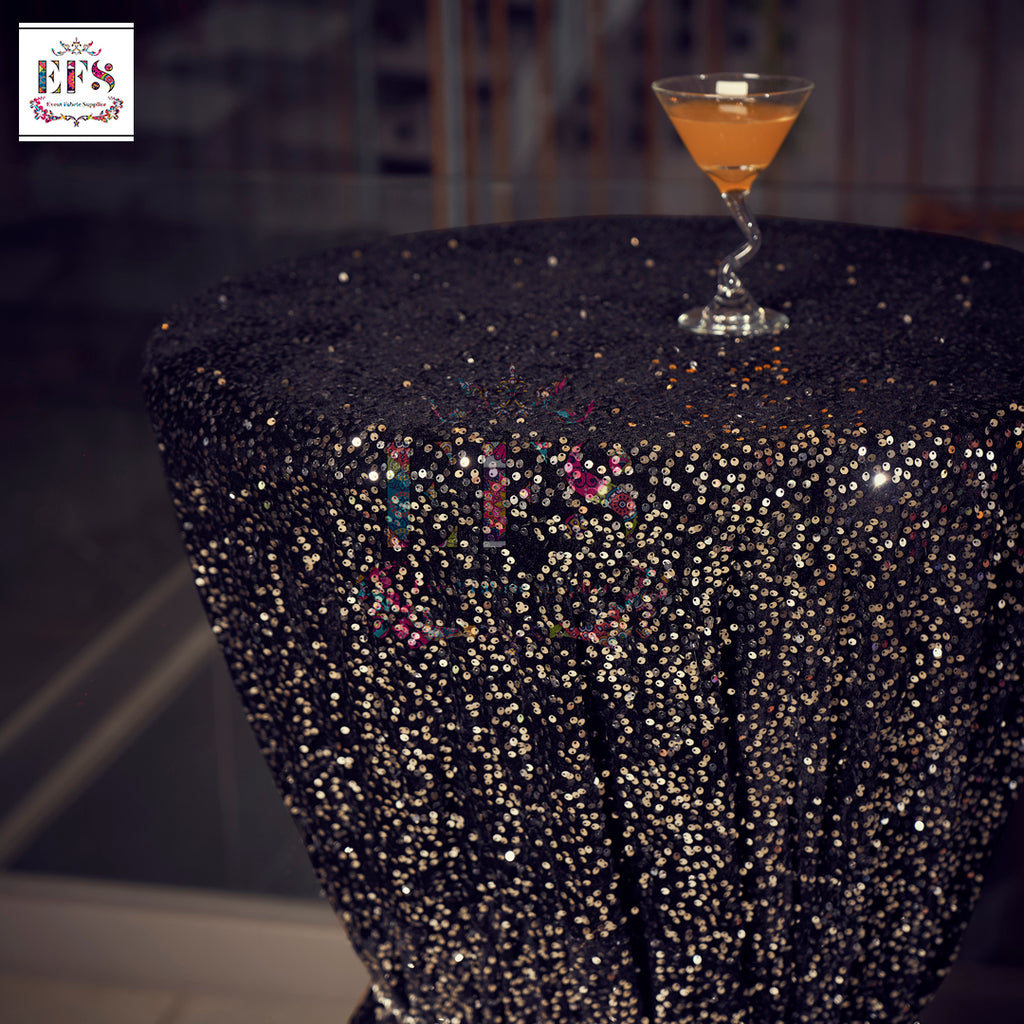 Black Shimmer table cover – EFS